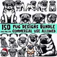 Pug Svg - Etsy