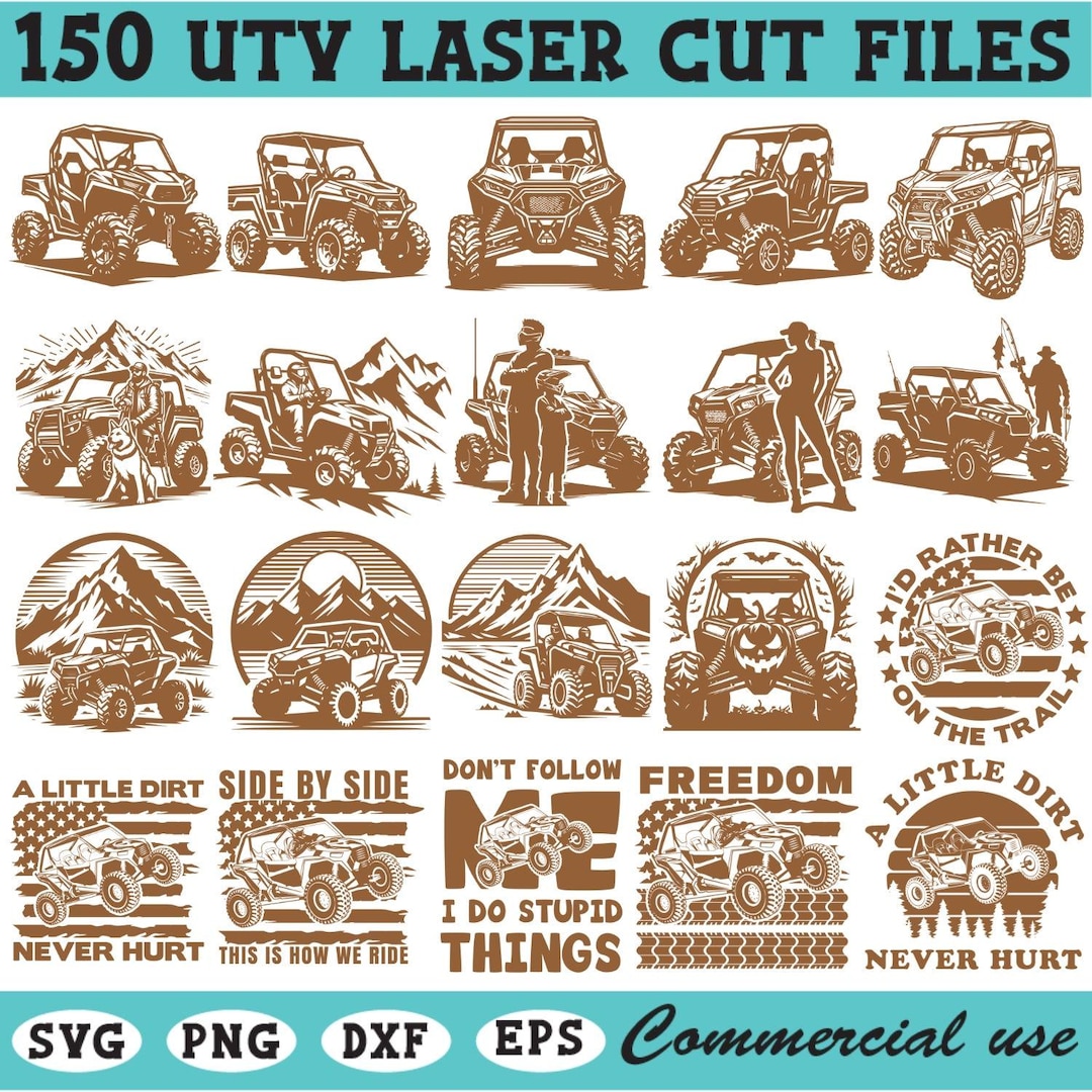 UTV Laser Cut Files Bundle: Off-road SVG Designs for Cricut - Etsy