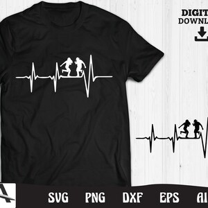 Line Dancing Svg - Line Dance Heartbeat Funny Art Cut File Instant ...