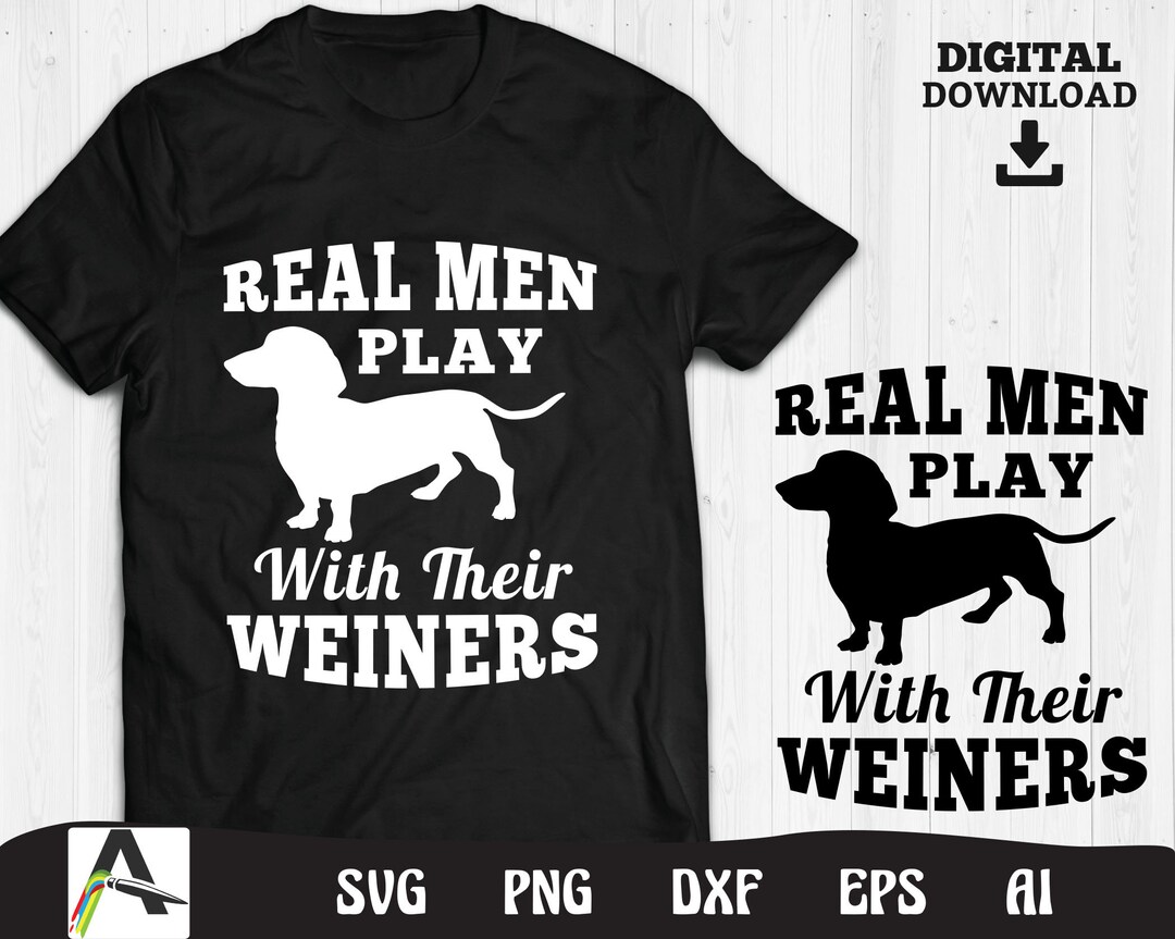 Dachshund Weiner SVG: Funny Dog Clipart (digital Download) - Etsy