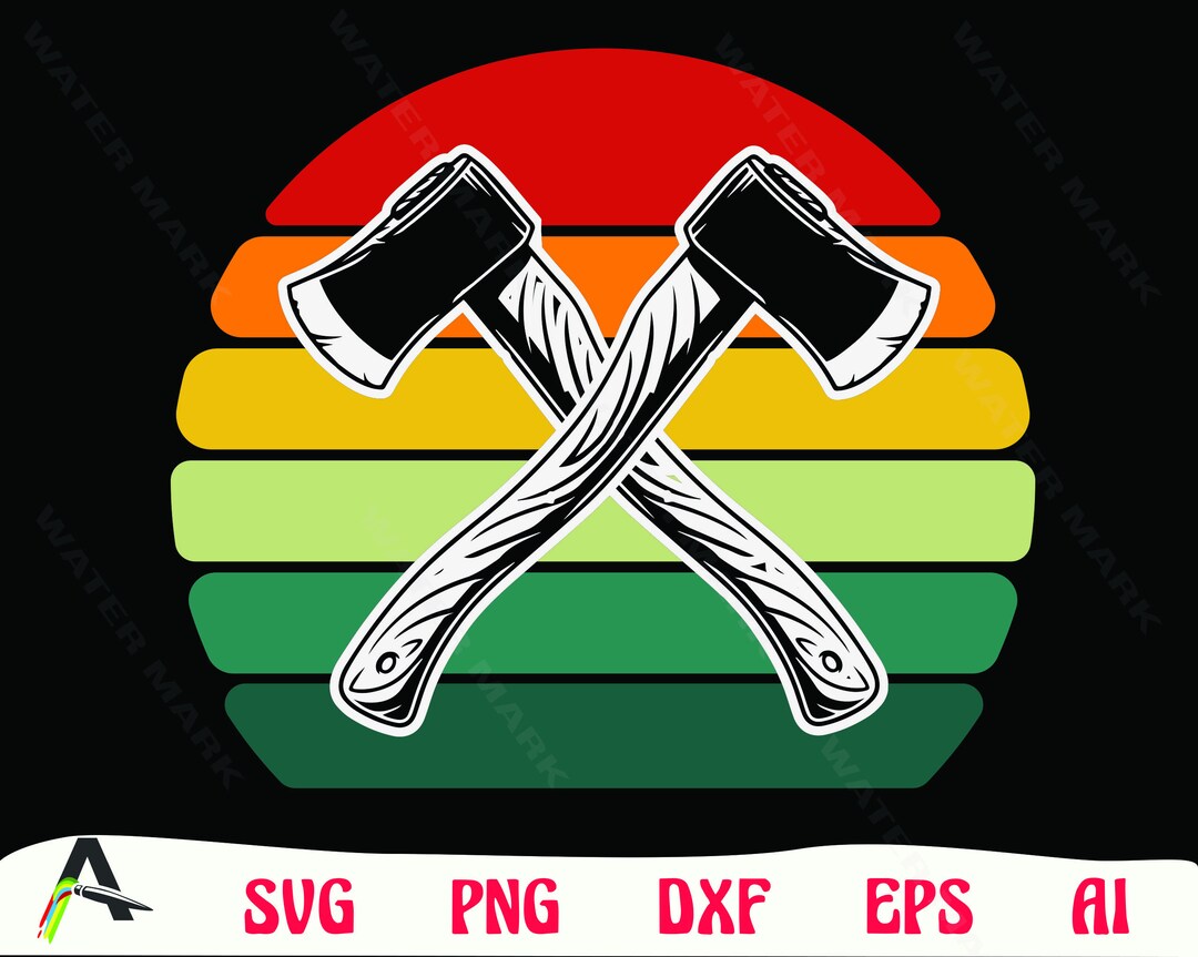 Axe Throwing Svg Cool Axe Throwing Retro Style Cut File - Etsy