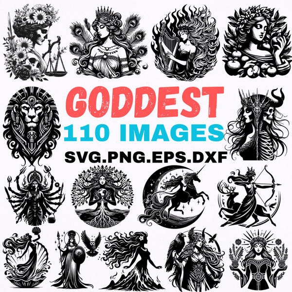 Triple Goddess Svg - Etsy