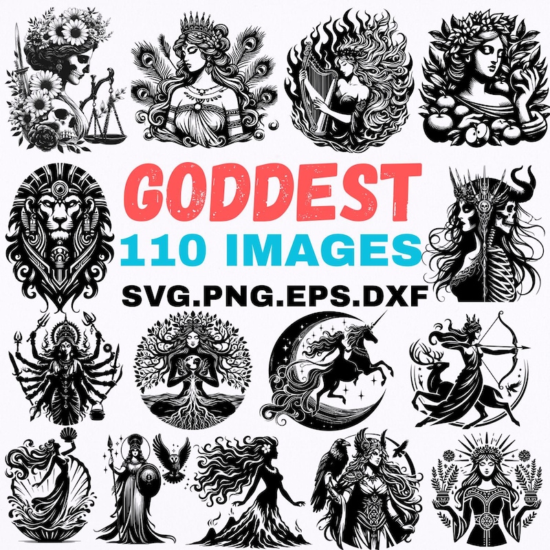 Triple Goddess Svg - Etsy