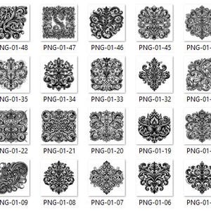 Filigree Scroll SVG Bundle | Filigree Scroll Ornamental Flourish ...