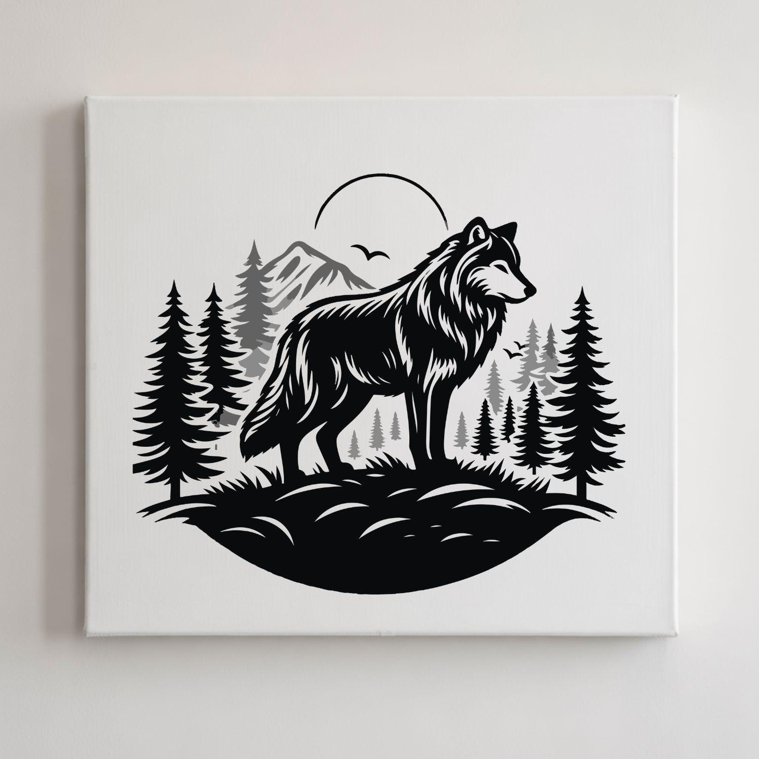 Wolf Designs SVG Bundle: 100 Wild Animal Vector Cut Files - Etsy