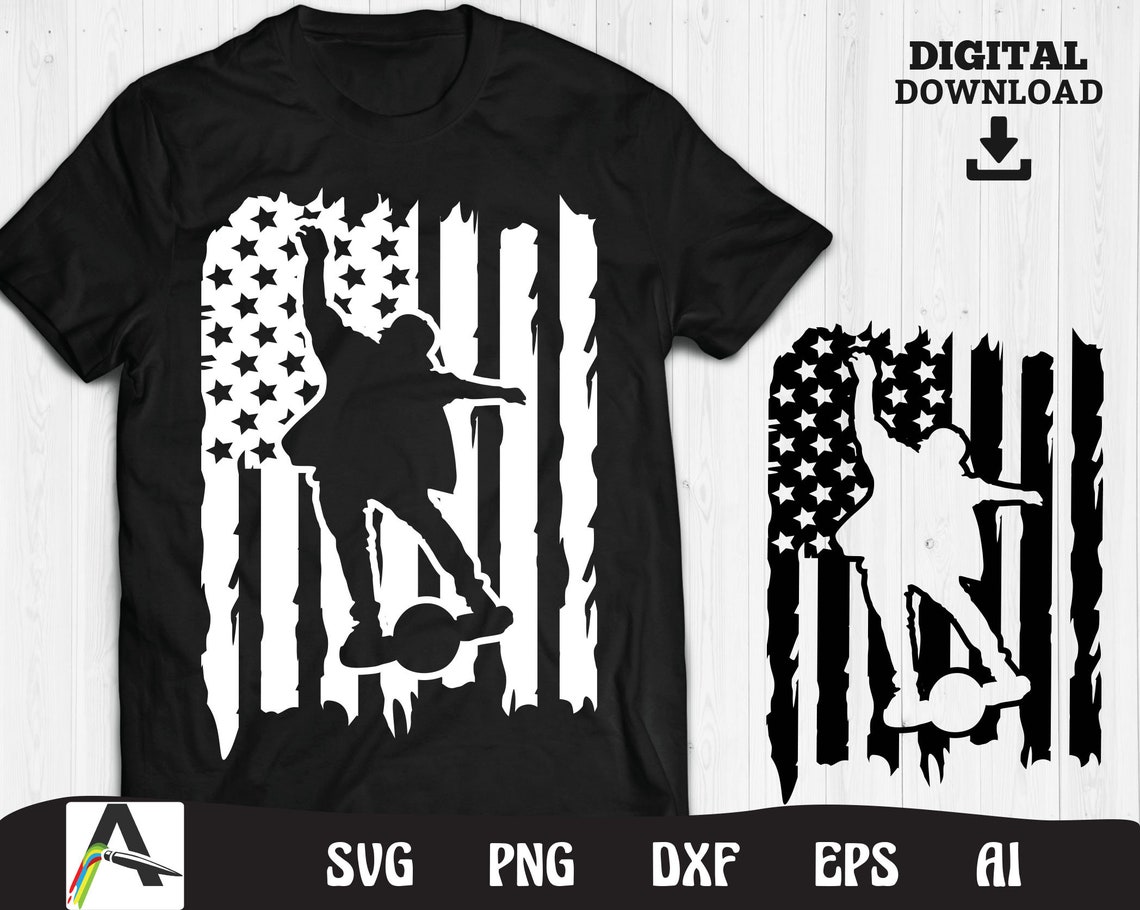 Onewheel Svg Cool Onewheel American Flag Cut File Art - Etsy