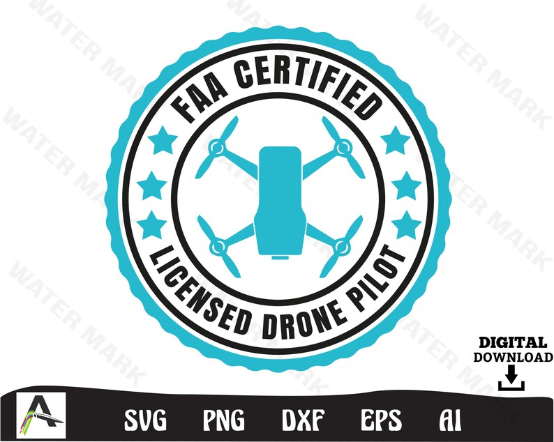 Drone Svg - Faa Certified Licensed Drone Pilot Drone Pilot Saying Svg ...