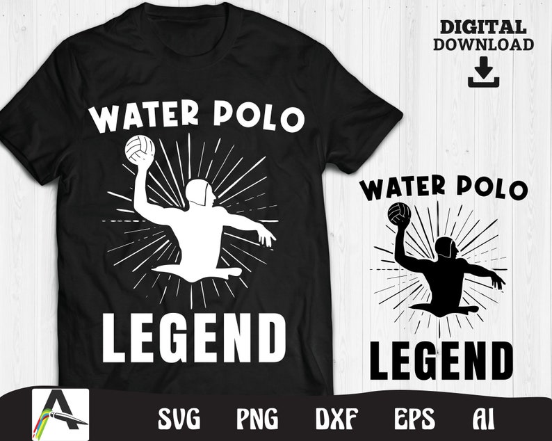 Water Polo Svg File Water Polo Legend Water Polo Designs for - Etsy