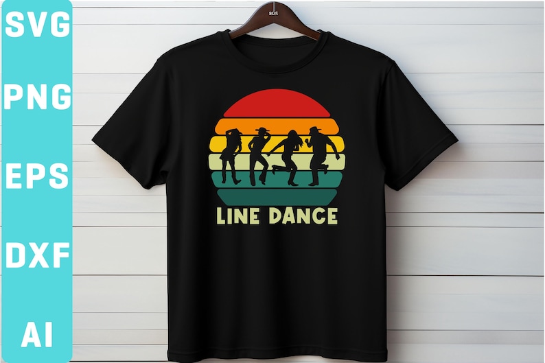 Line Dancing SVG Bundle, Country Western Dancing PNG DXF Files, Cowgirl ...