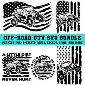 UTV Svg - Cool Utv American Flag Bundle Cut File Instant Digital ...