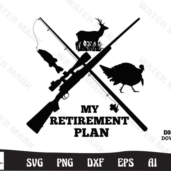 Hunting Retirement Svg - Etsy
