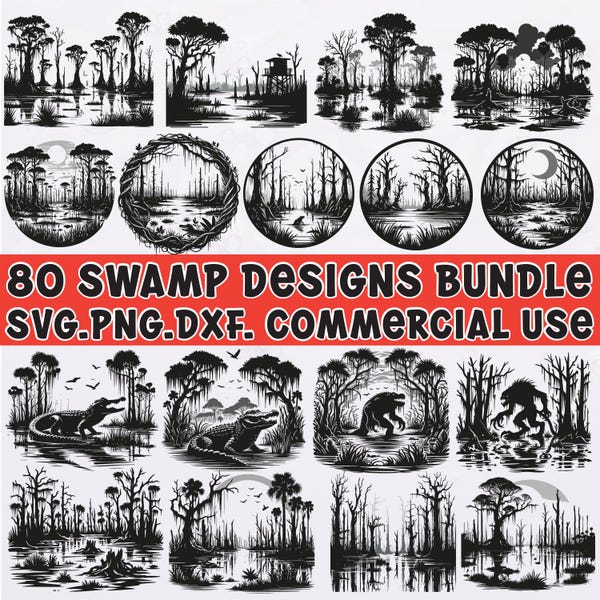 Swamp Scene - Etsy