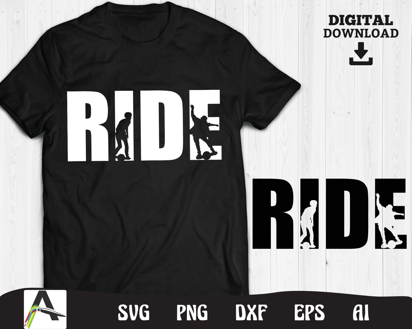 Onewheel Svg Cool Ride Silhouette Cut File Art Instant - Etsy