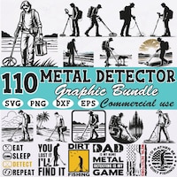 Metal Detector Svg, Metal Detecting Svg, Tracker Svg,treasure Hunting ...