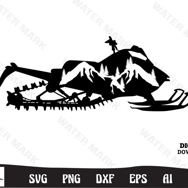 Snowmobiling Flag Svg - Etsy