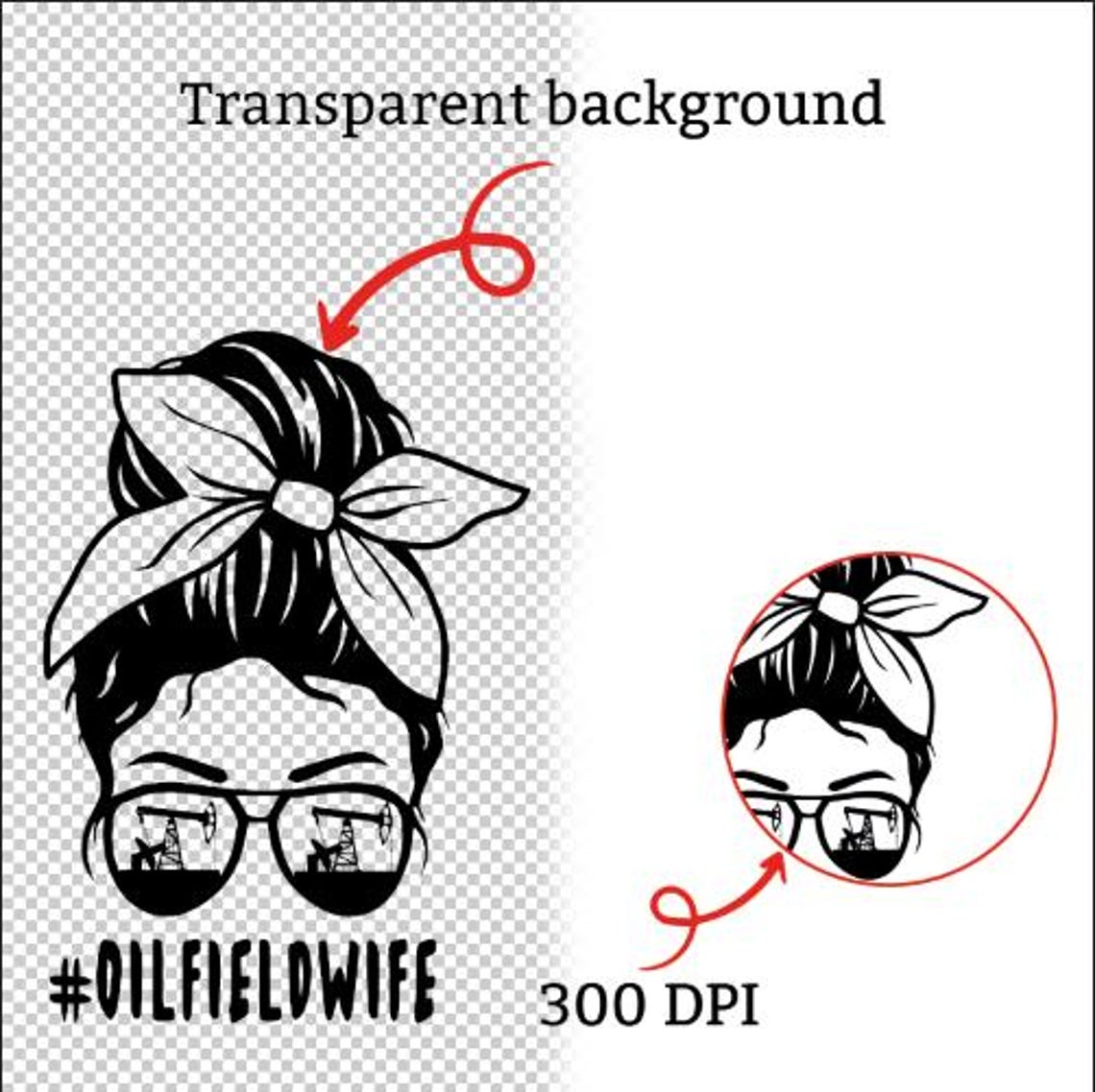 Oilfield SVG Design Bundle | Rig Life PNG EPS Files | Oilfield Wife ...