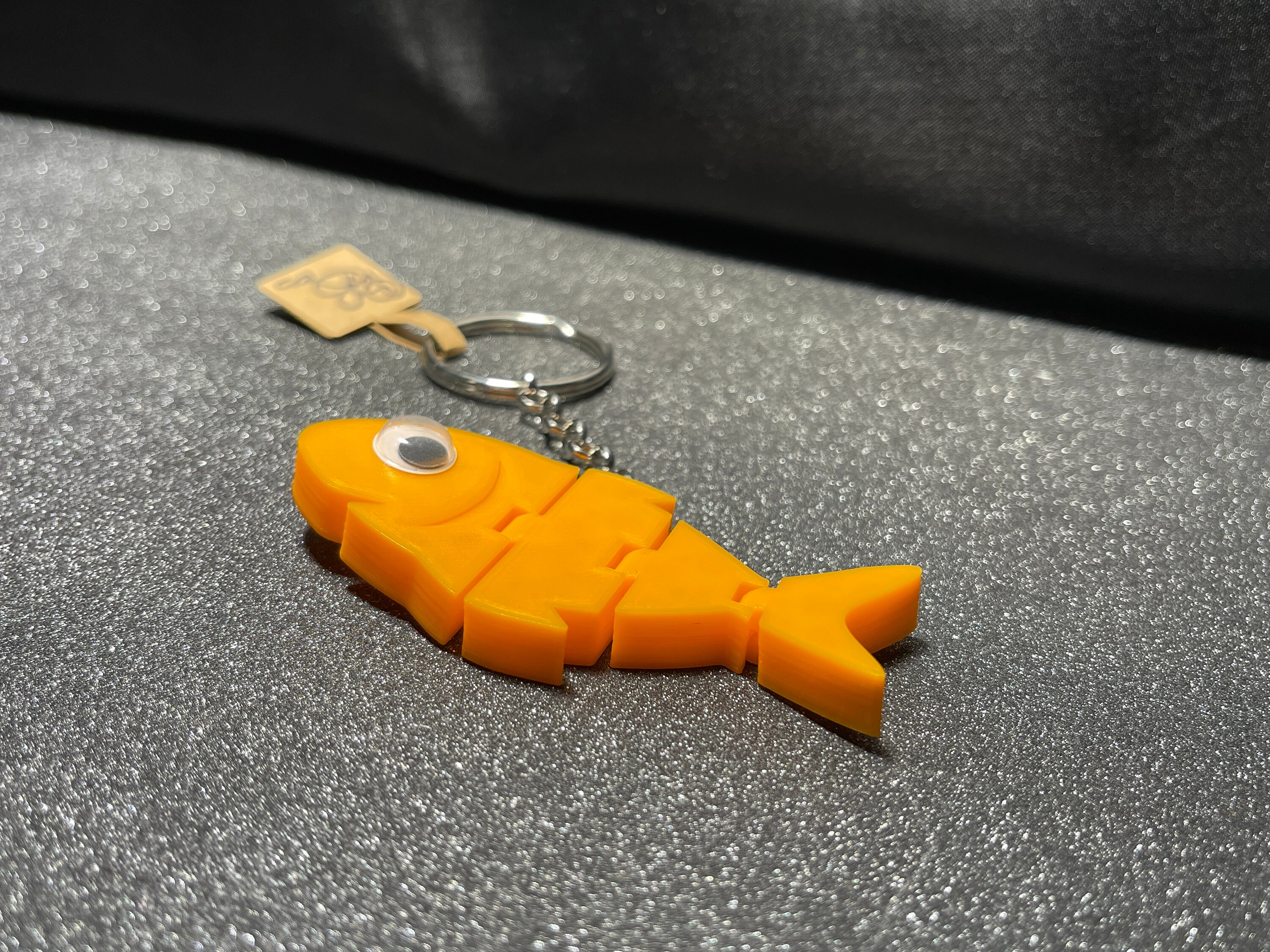 Articulated Goldfish Keychain - Etsy
