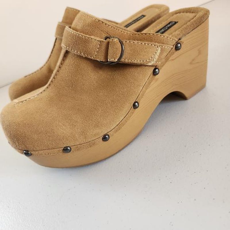 Suede Clogs - Etsy