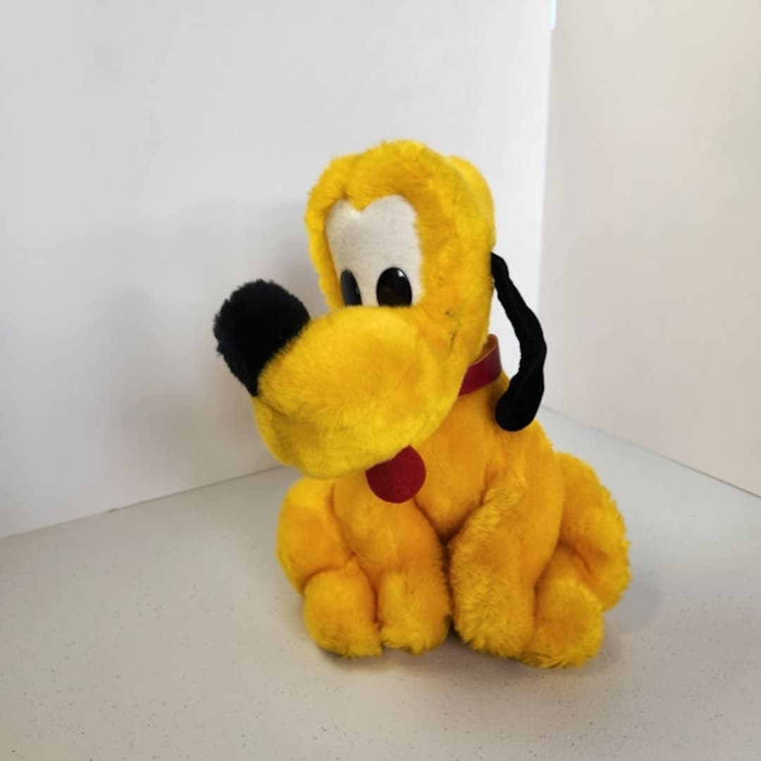 Disneyland Pluto Plush Disney World Stuffed Animal Dog Toy 10 Vintage 1990s 90s - Etsy