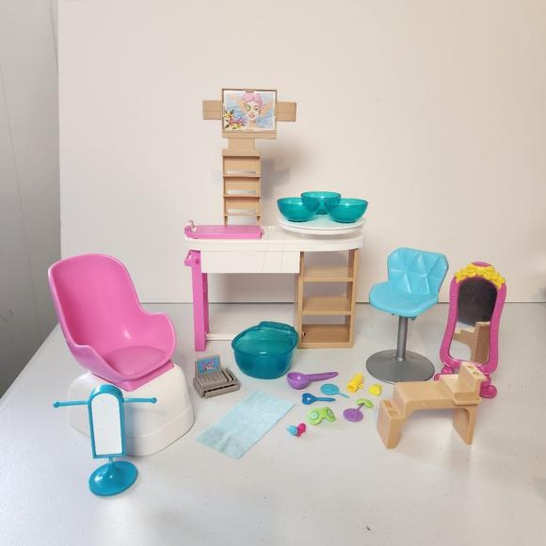 Barbie Face Mask Spa Day Playset Make Your Own Play Doh Masks Not ...