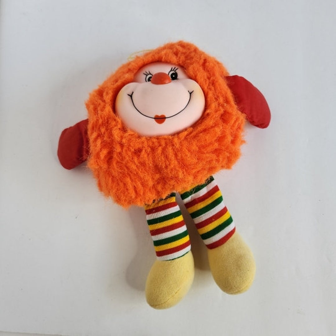 Rainbow Bright Sprite Stuffed Animal Plush Toy Orange 80s 1980s ...