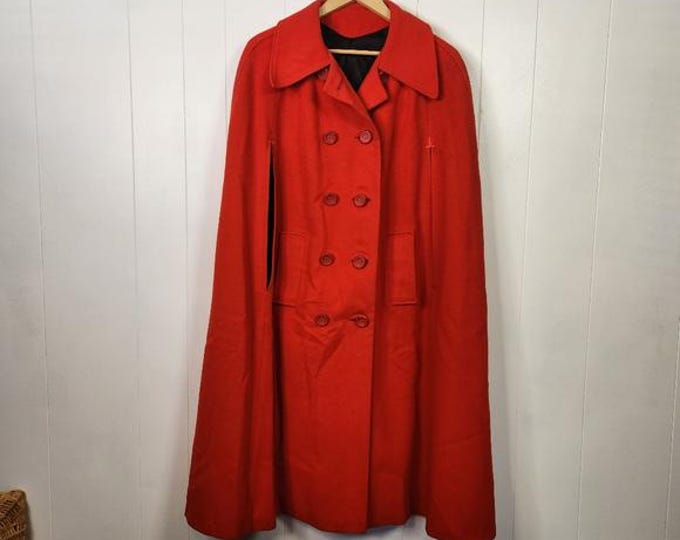 Vintage Black Suede Cape – 1960s Sherpa & Nylon Lined Cloak, Gold Frog ...