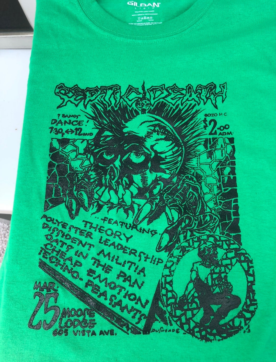 Septic Death Crust Skate Shirt ALL Sizes - Etsy