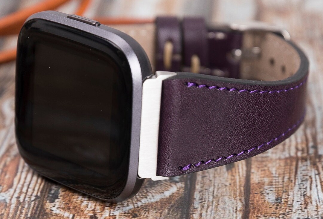 Band for Fitbit Versa 4 / Versa 3 / Sense 2 genuine Leather Custom ...
