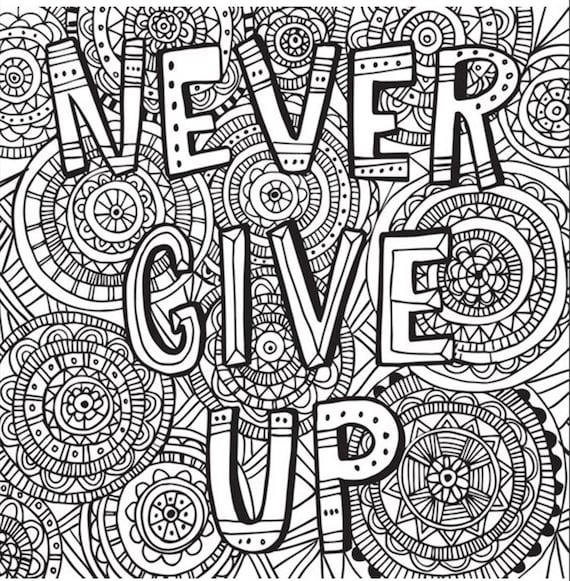 Motivational Coloring Pages Affirmation Self-care Self-love - Etsy