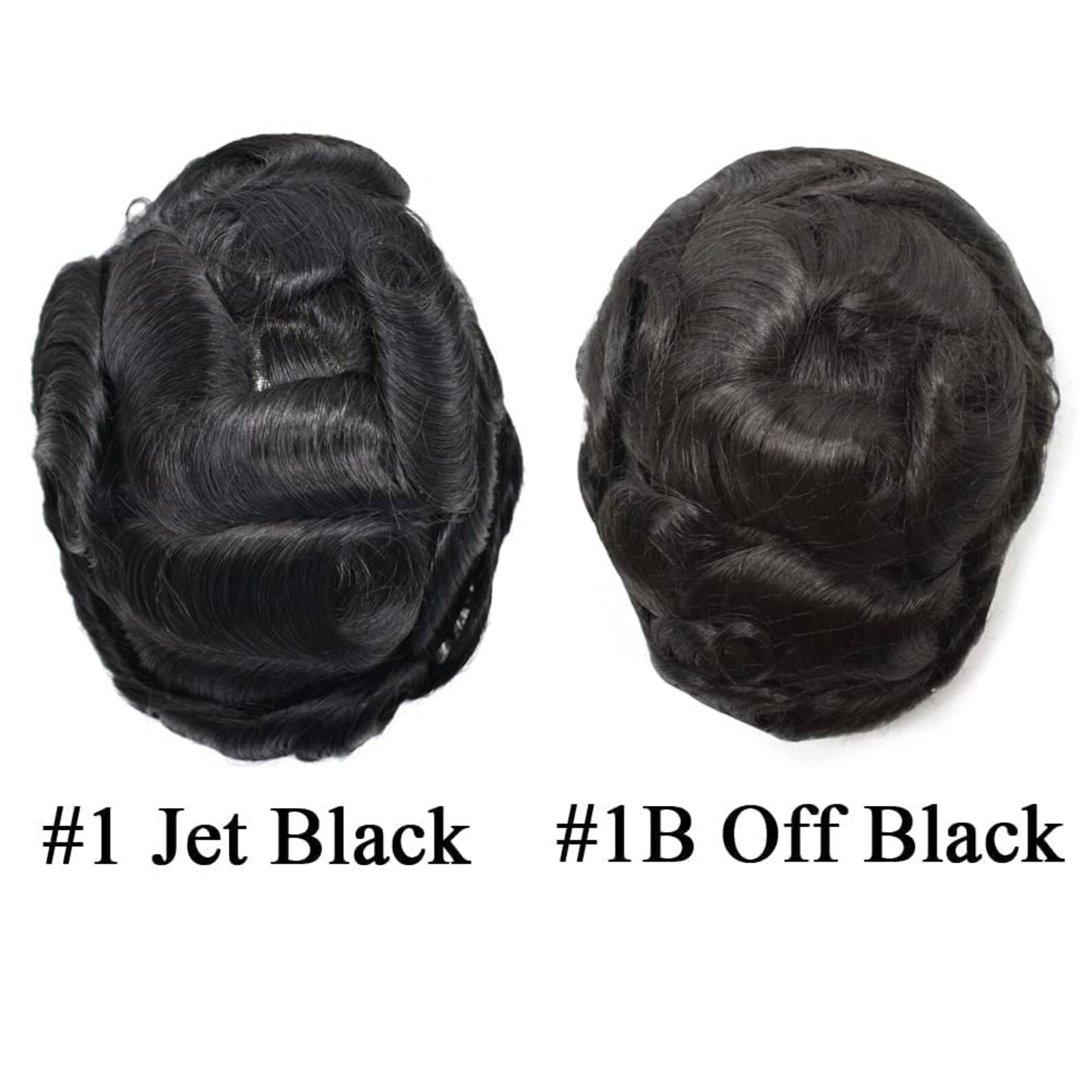 E-wigs Full Poly Skin Mens Hairpiece 100% Human Hair Wig - Etsy