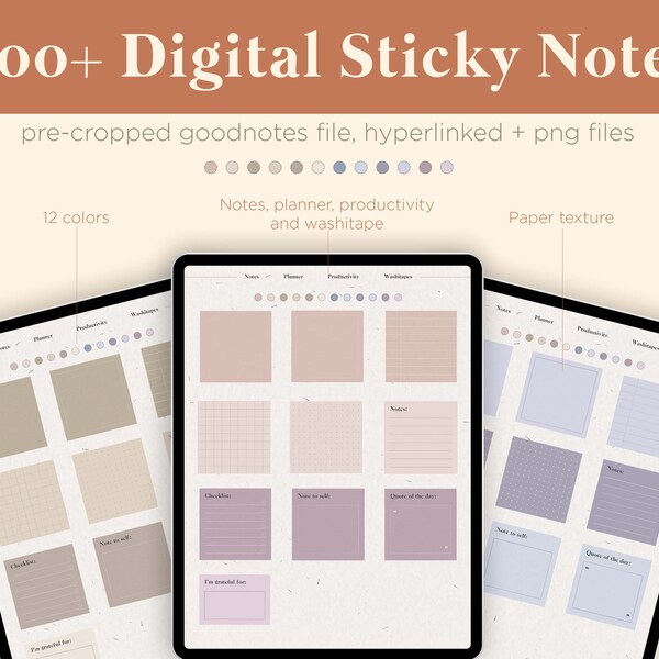 Realistic Sticky Notes - Etsy