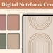 Digital Notebook Covers | Minimal Boho Style for Goodnotes, Notability ...