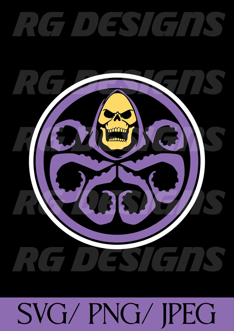Hydra Skeleton Design, SVG, PNG, JPEG. Instant Digital Download. - Etsy
