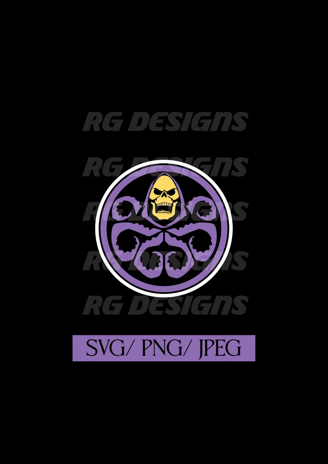 Hydra Skeleton Design, SVG, PNG, JPEG. Instant Digital Download. - Etsy