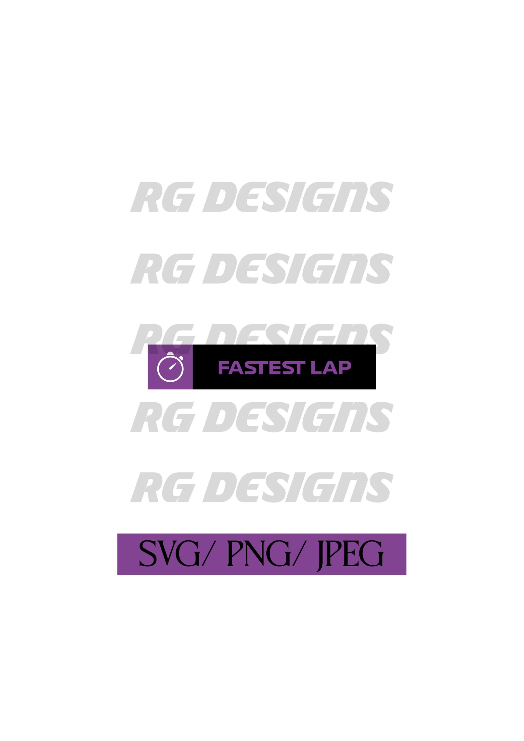 Fastest Lap, SVG, PNG, JPEG. Instant Digital Download. - Etsy