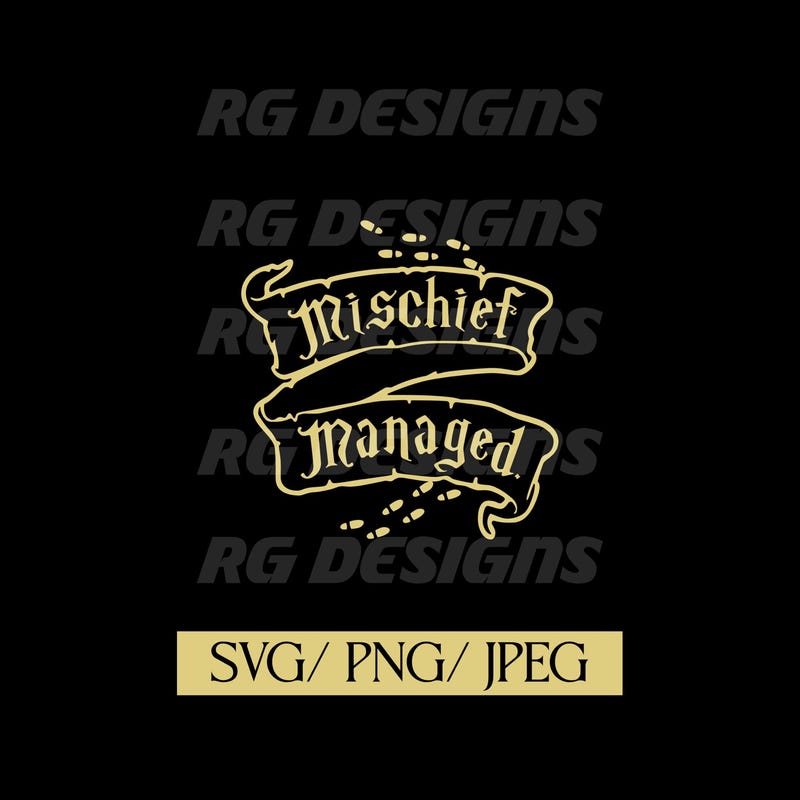 Mischief Managed Svg - Etsy