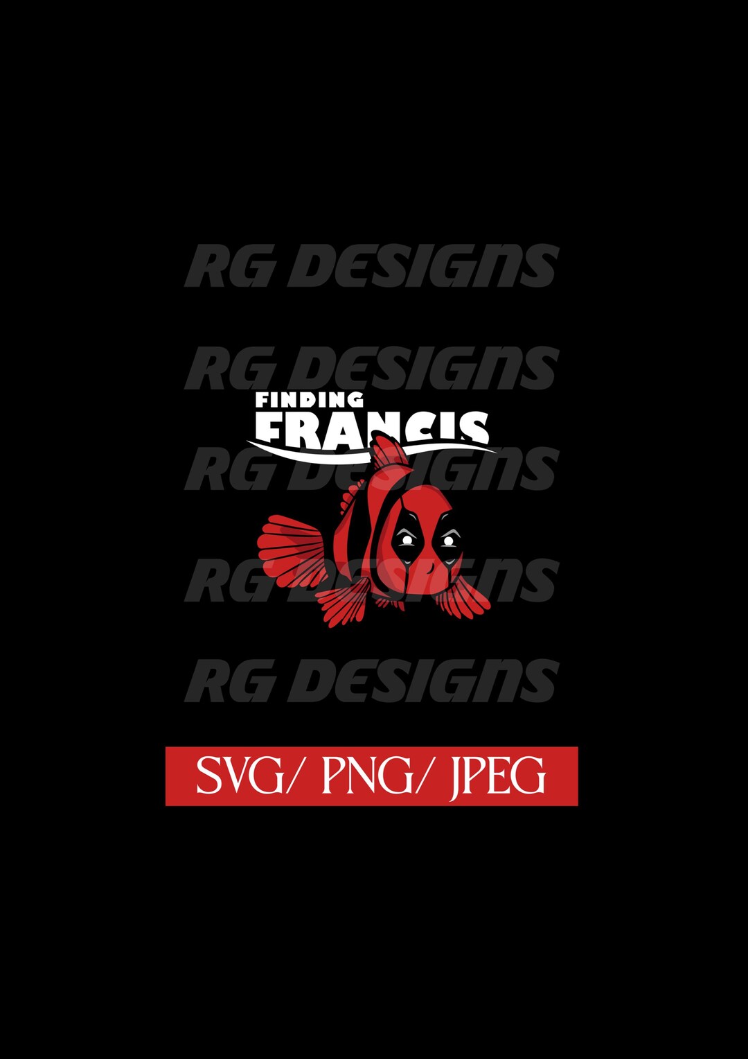 Finding Francis, SVG, PNG, JPEG. Instant Digital Download. - Etsy