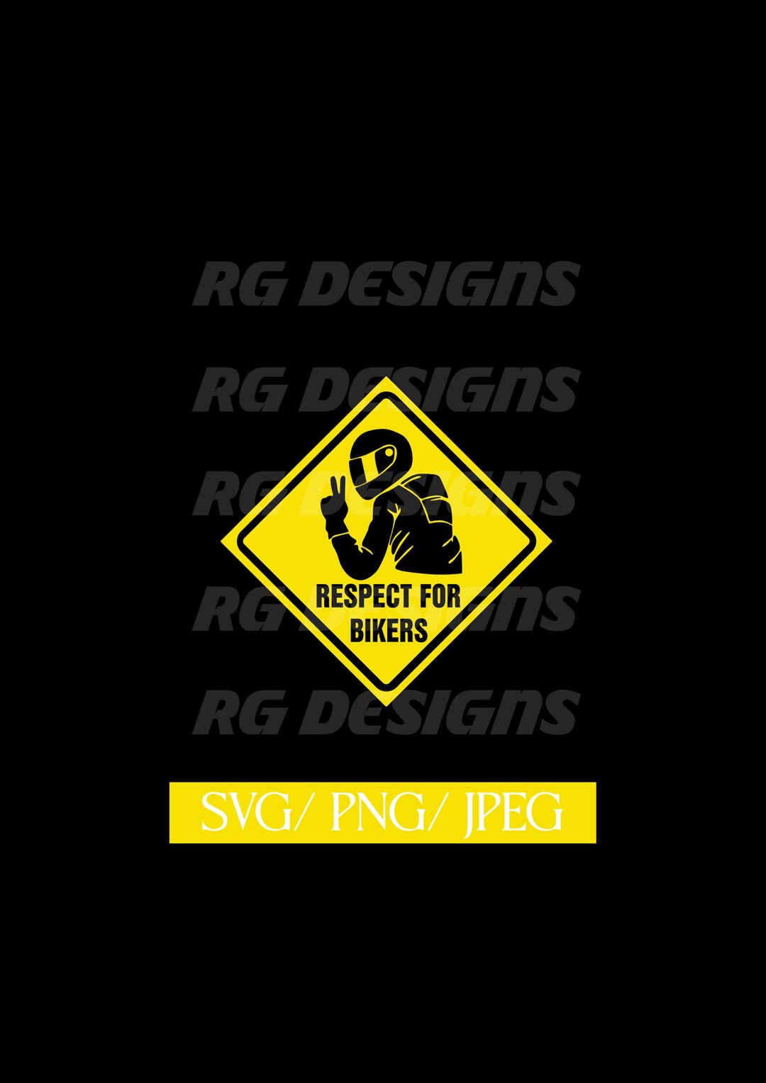 Respect for Bikers, SVG, PNG, JPEG. Instant Digital Download. - Etsy