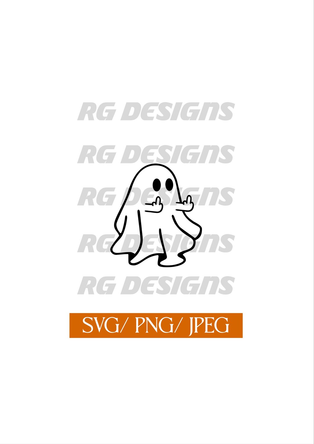 Cheeky Ghost Design, SVG, PNG, JPEG. Instant Digital Download. - Etsy