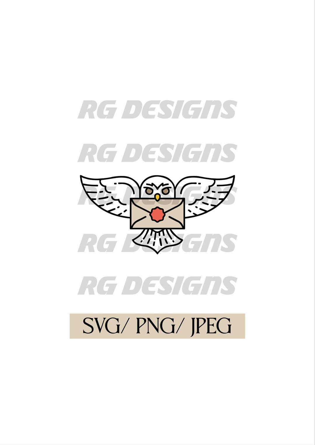 Hp Owl, SVG, PNG, JPEG. Instant Digital Download - Etsy