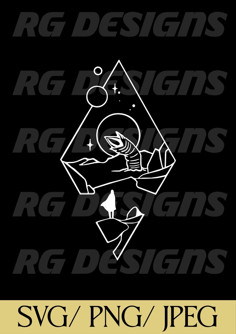 Desert Sandworm Landscape, SVG, PNG, JPEG. Instant Digital Download. - Etsy