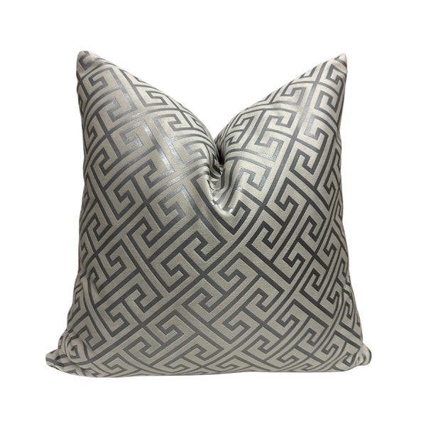 Greek Key Cushion - Etsy