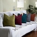 Any Size Linen Throw Pillow Covers, Decorative Pillows for Livingroom ...