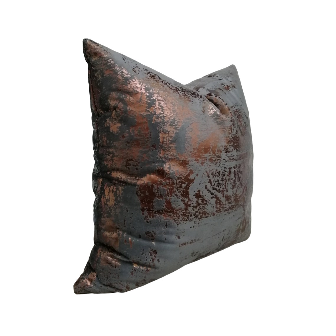 Luxury Gray Copper Pattern Velvet Fabric Bronze Upholstery - Etsy