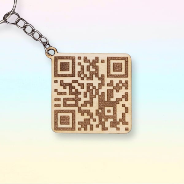 Qr Code Wood - Etsy