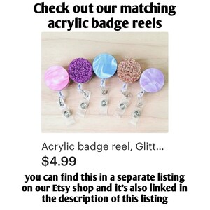 Custom Badge Buddy Id Holder Enter Your Title on the Cute - Etsy