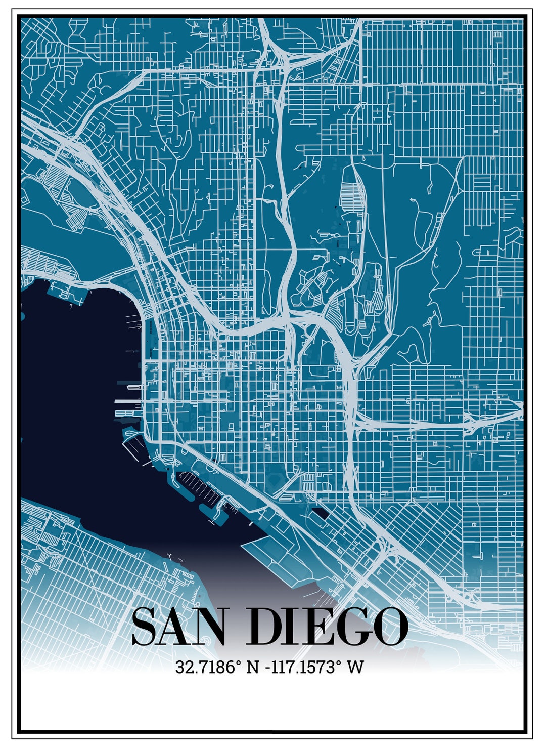Custom City Maps - Etsy