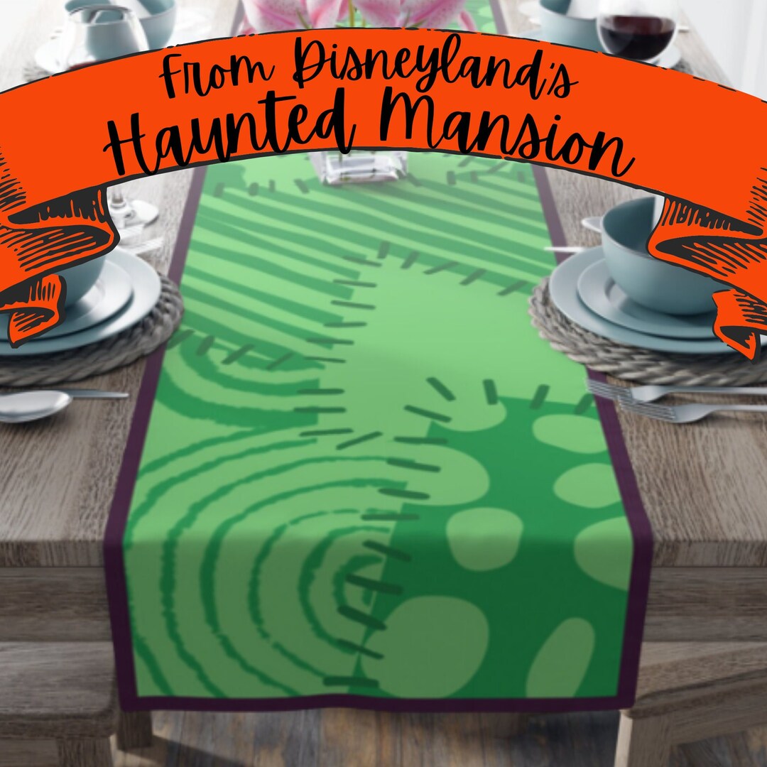 Table Runner: Disneyland Haunted Mansion Nightmare Before Christmas ...