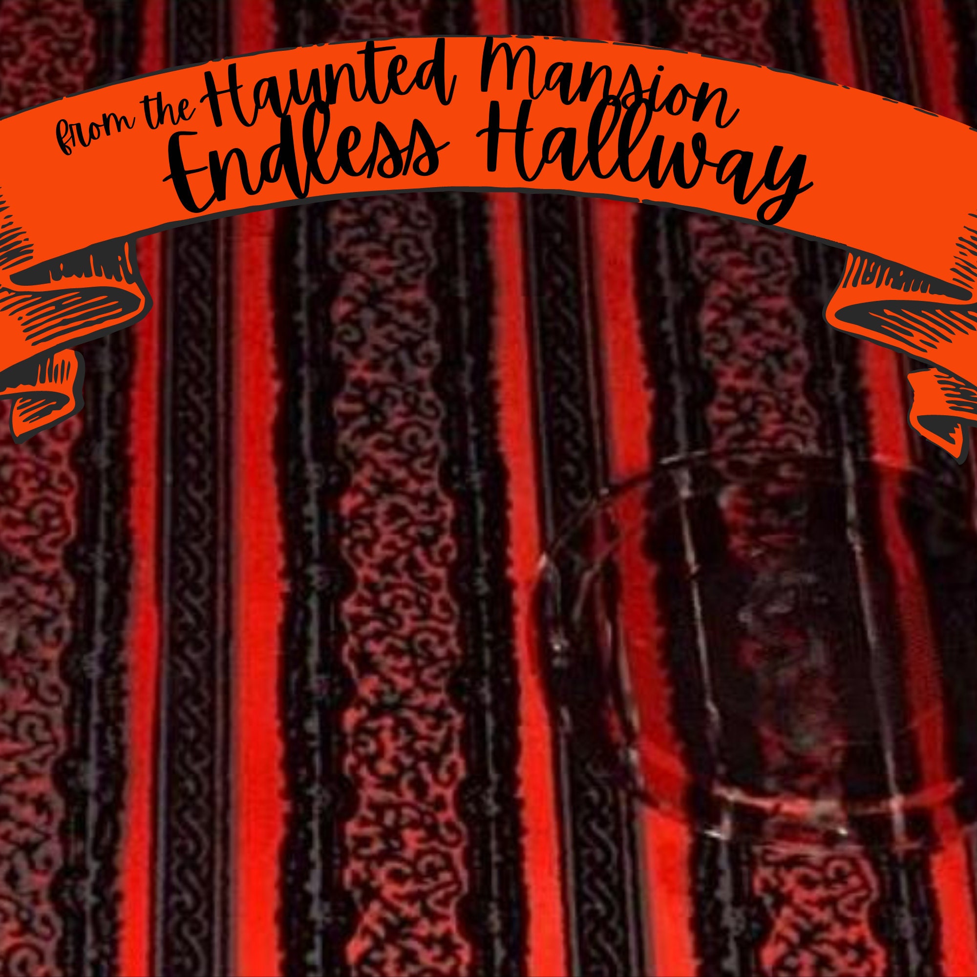 Wallpaper Peel & Stick: Haunted Mansion Endless Hallway Easy-to-apply ...