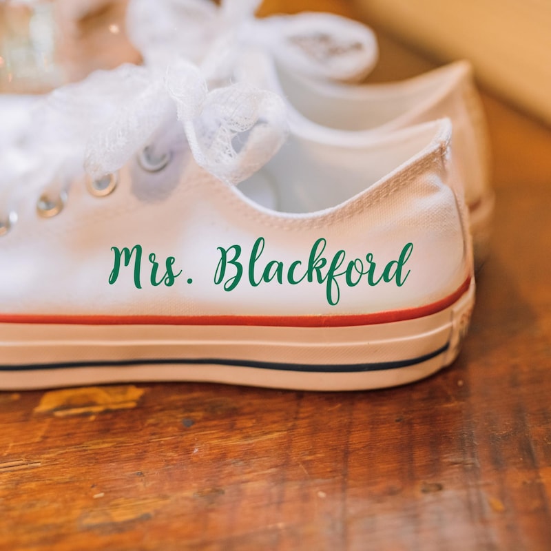 Wedding Shoe Decals - Etsy